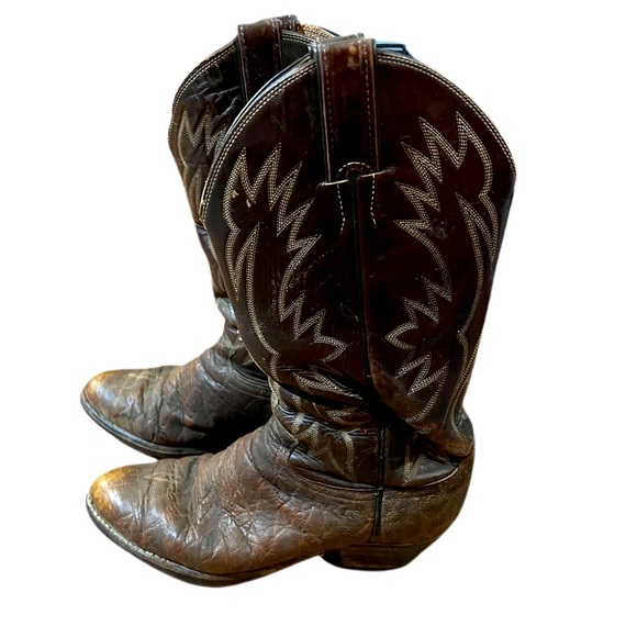 Shoes | Vintage Worn In Biltrite Leather Cowboy Boots | Poshmark